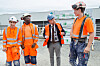Skanska-lærlingene møtte statsrådene